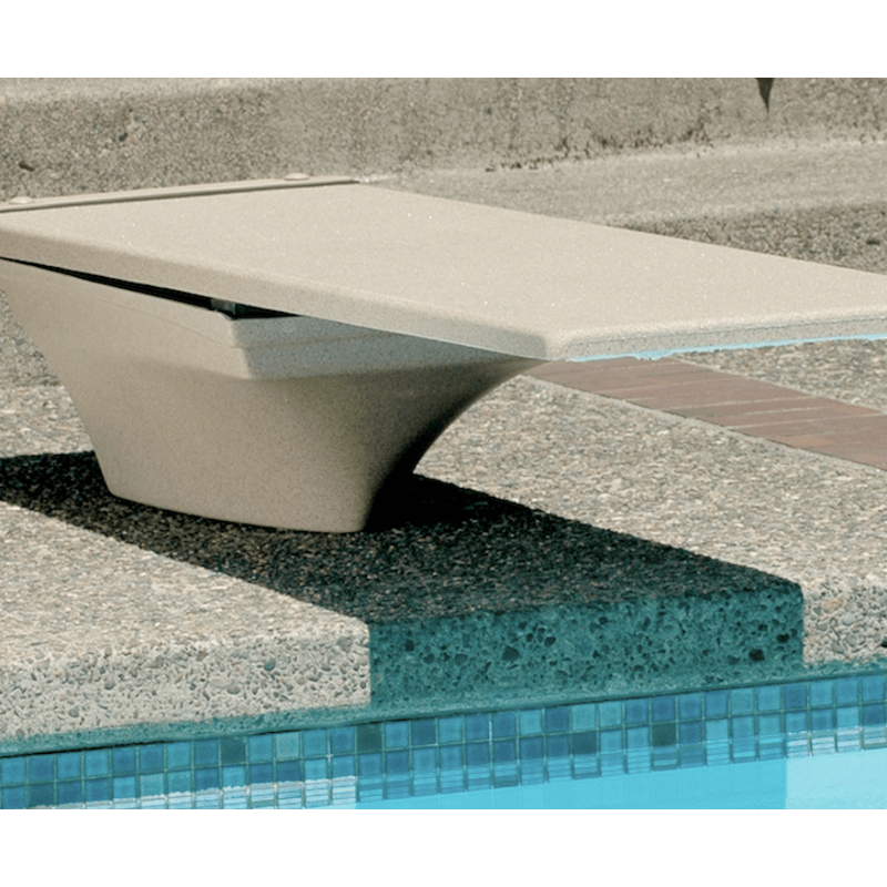 6' Flyte-Deck II Stand with Fibre-Dive Board - Pebble