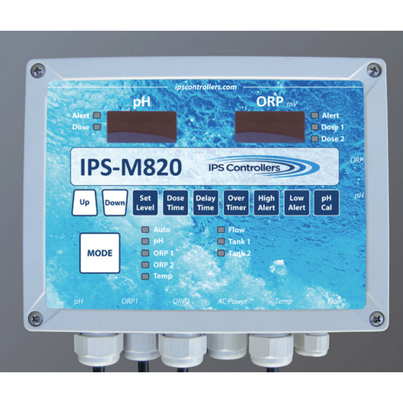 Automated Dual ORP and pH Controller for Muriatic Acid or CO2
