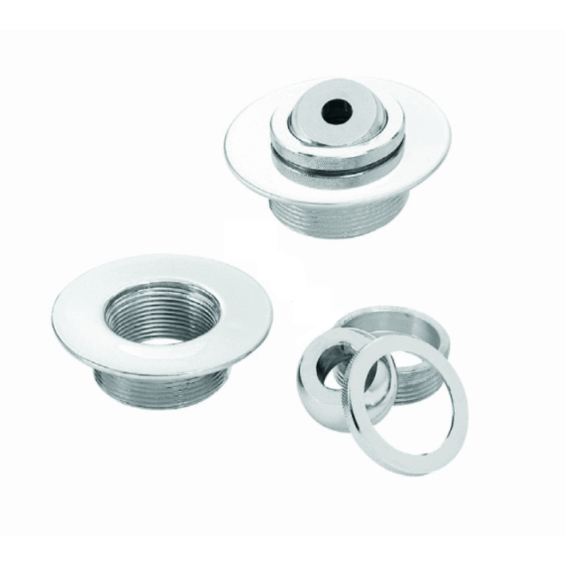 Chrome Plated Cast Brass Adjustable Direction Jetstream Inlet Fitting 1"