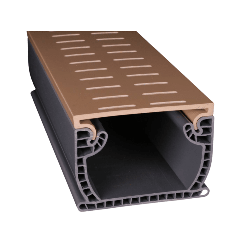 Stegmeier Flowmaster Commercial Deck Drain with Tan PVC Top