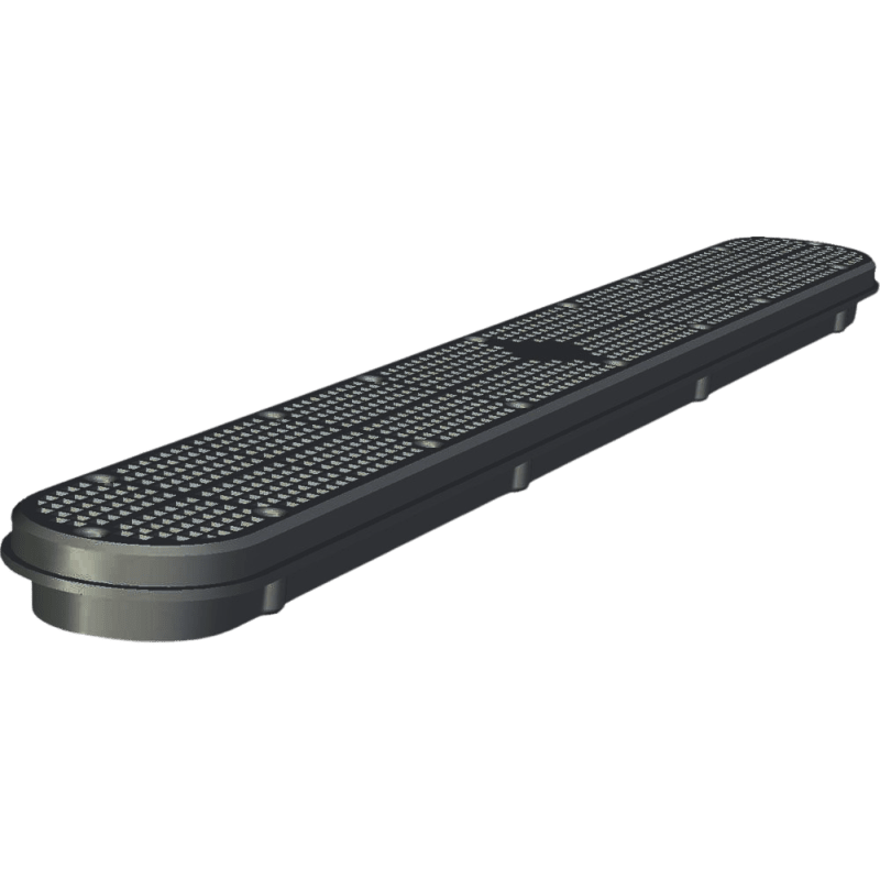 Black Cover And Frame For 32" Channel Main Drain