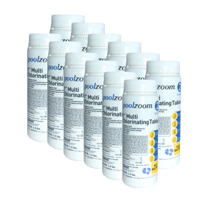 PoolZoom 1" Chlorine Tabs