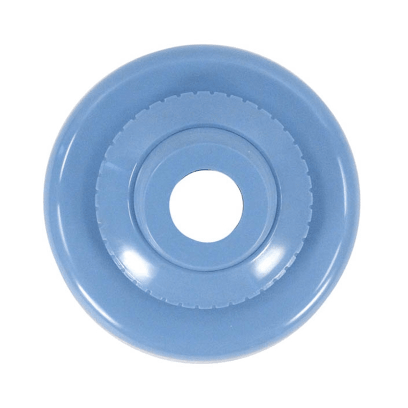 1.5" Light Blue Hydrostream Fitting with Extended Flange and 3/4" Opening