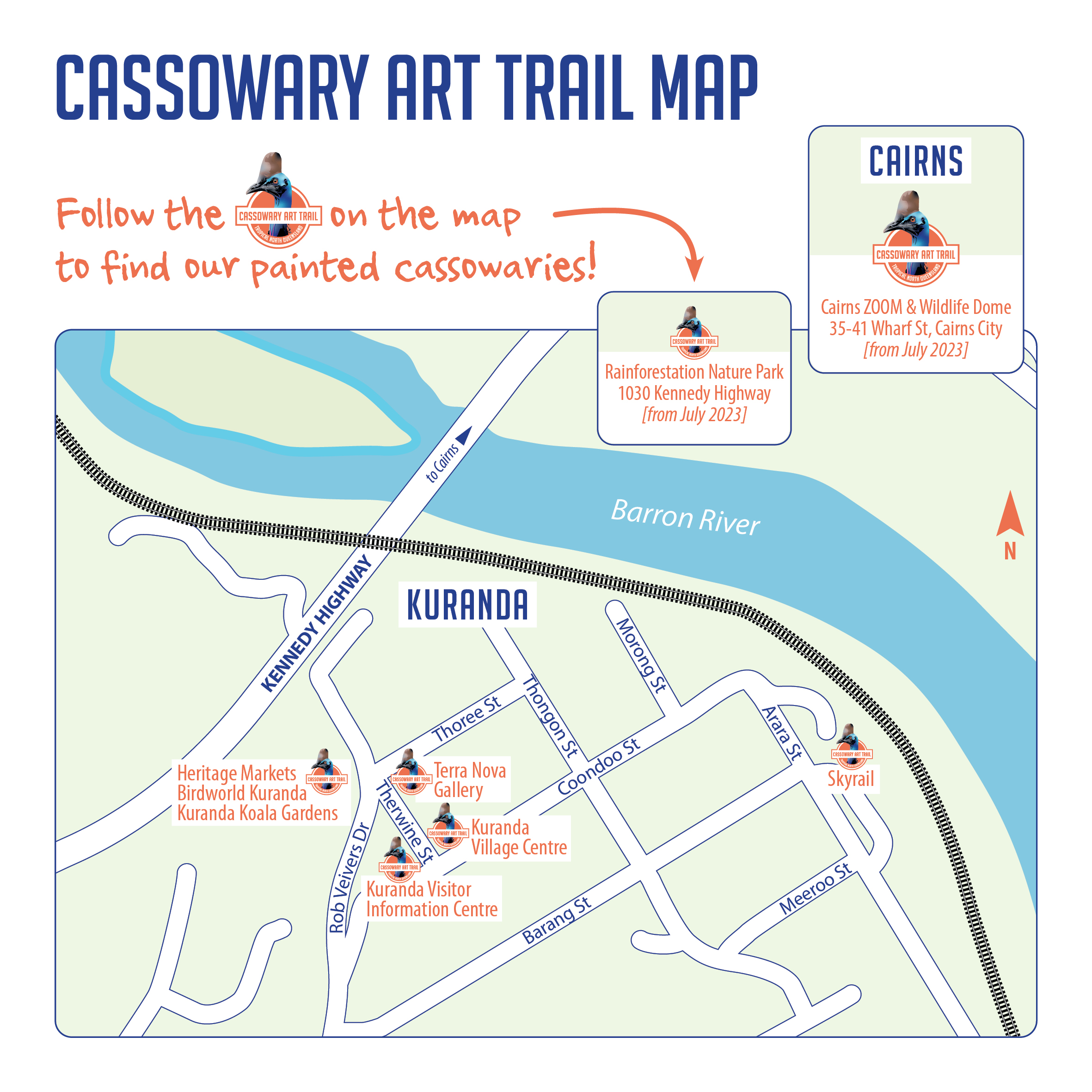 Map • Cassowary Trail