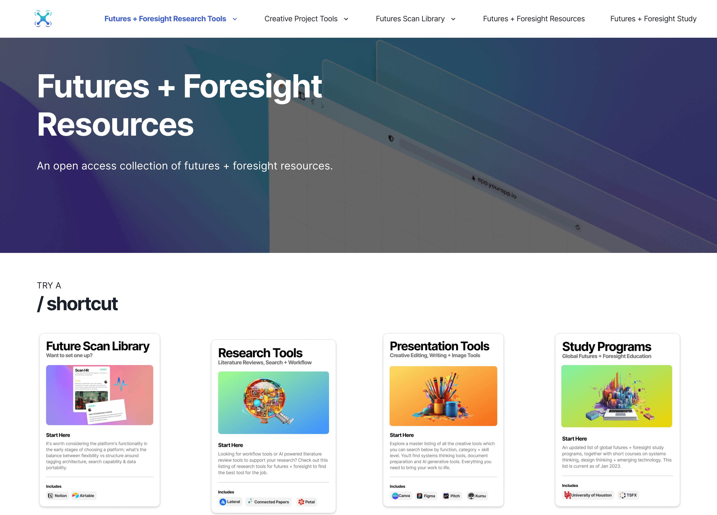 Futures and Foresight Tools and Resources • Foresight Resources