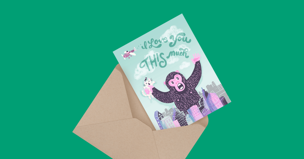 I Love You THIS Much by There Will Be Cake | Postable