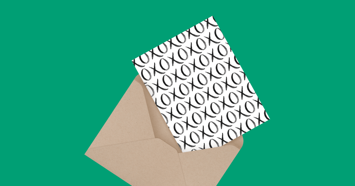XOXO Pattern by Ellen Walsh | Postable