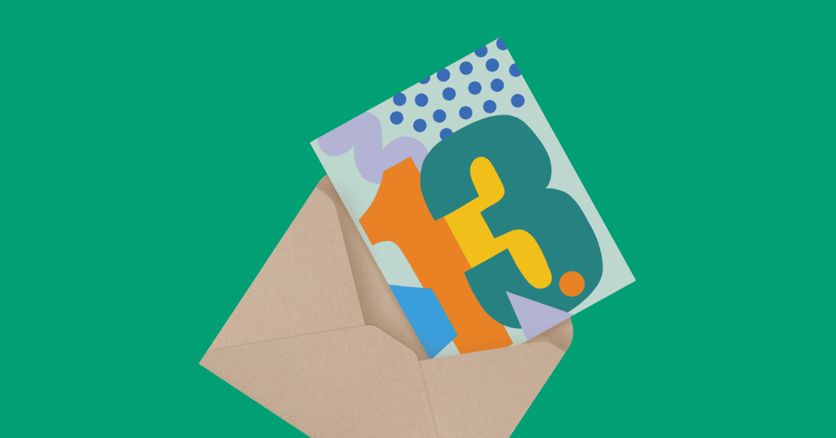 13 by Alison Hardcastle | Postable