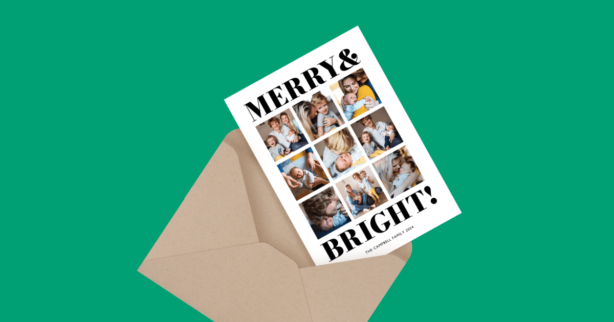 Merry & Bright Grid by Hello Paper Co. | Postable