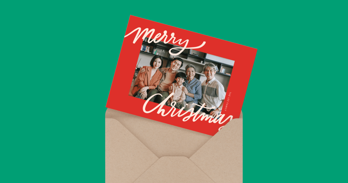 Bold Cursive Red by Vine & Thistle | Postable