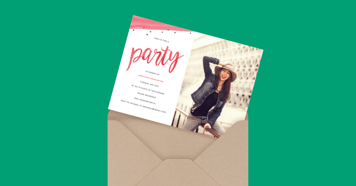 Watercolor Party Invite by Postable | Postable