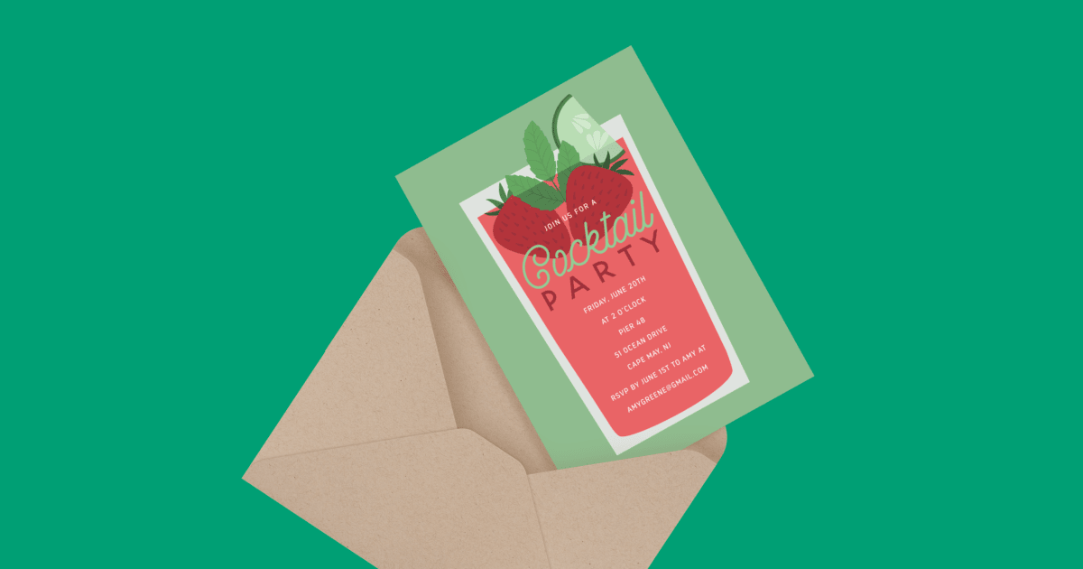 Summer Cocktail Party by Postable | Postable