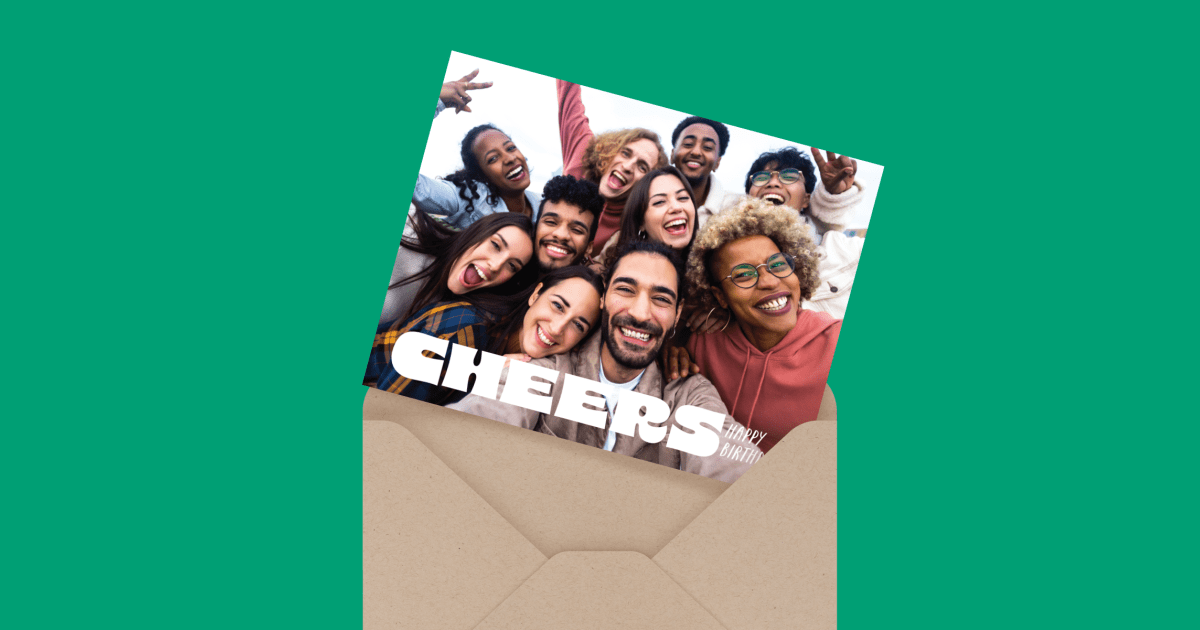 Birthday Cheers by Heather Schertzer | Postable