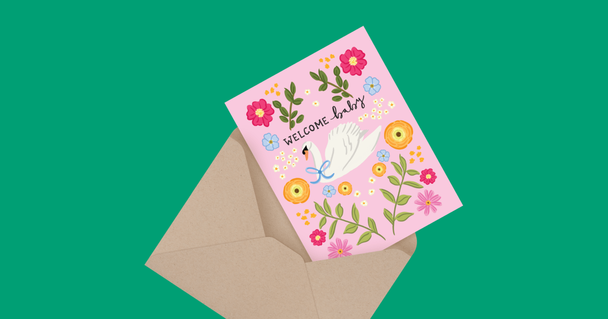 Swan Baby by Bloomwolf Studio | Postable