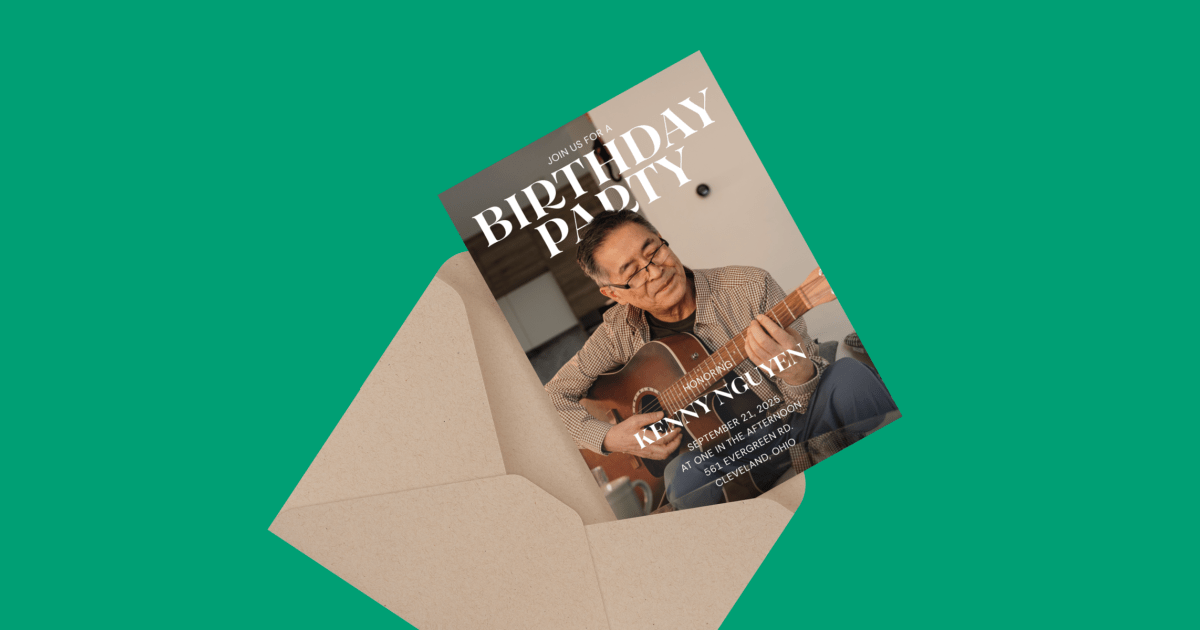 Custom Photo Birthday Party by Postable | Postable