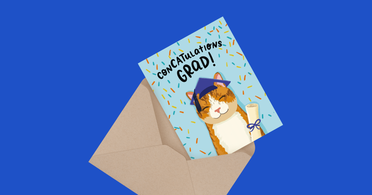 Con-cat-ulations by Grey Street Paper | Postable