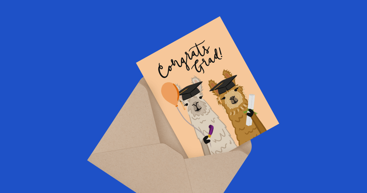 Llama Grad by Bloomwolf Studio | Postable