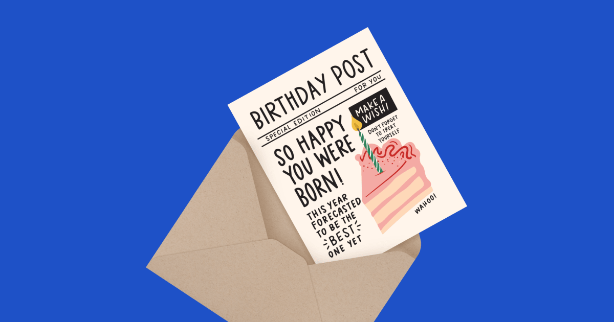 Birthday Post by Pippi Post | Postable