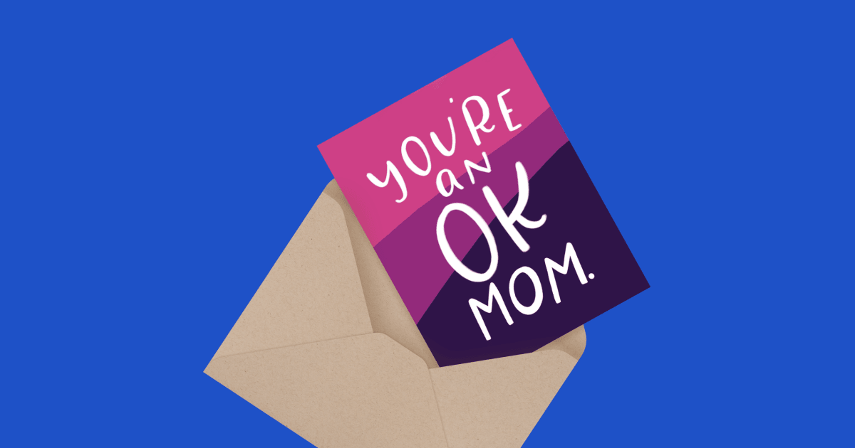 OK Mom by Grey Street Paper | Postable