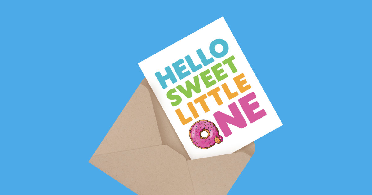 New Baby Donut by Semi Sweet Press | Postable