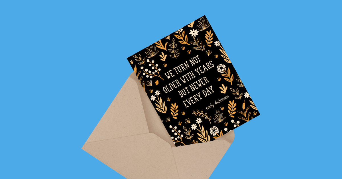 Dickinson Birthday by Noteworthy Paper & Press | Postable