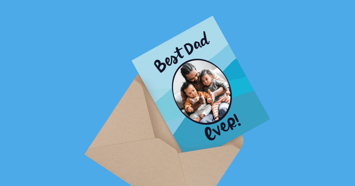 Best Dad Ever by Grey Street Paper | Postable