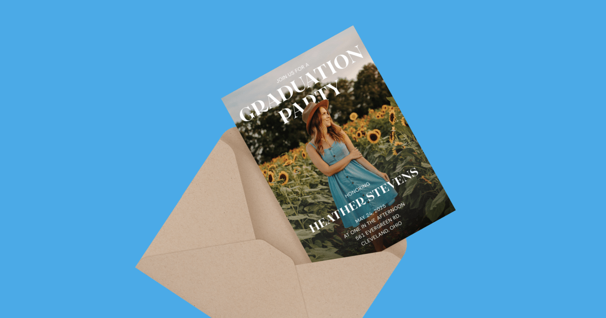 Custom Photo Graduation Party by Postable | Postable