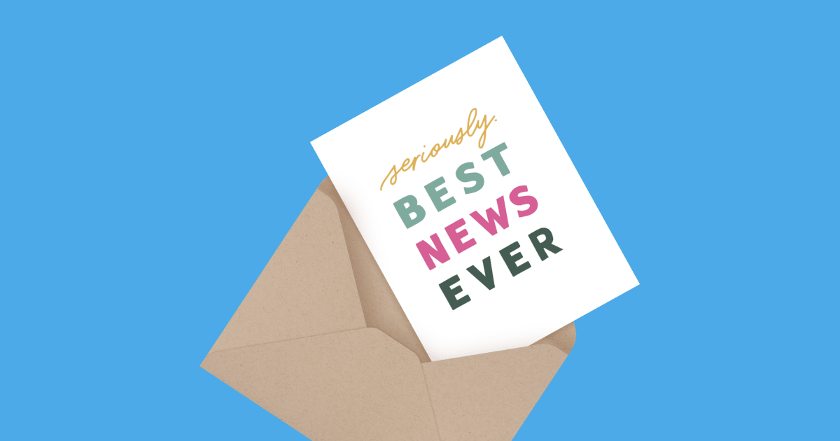 Best News Ever by Dahlia Press | Postable