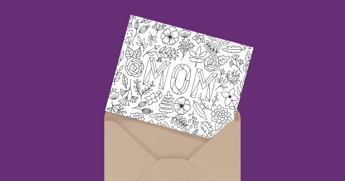 Mom Coloring by Forage Paper Co. | Postable