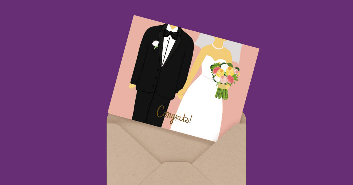 Wedding Congrats by Bloomwolf Studio | Postable