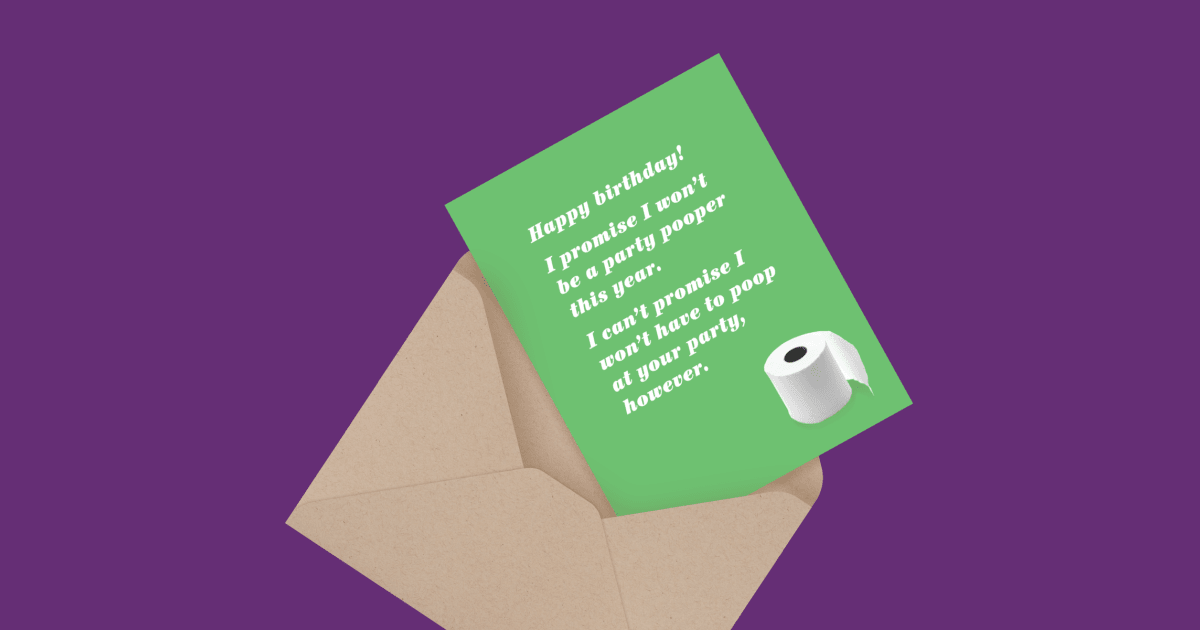 Party Pooper Birthday by Old Tom Foolery | Postable