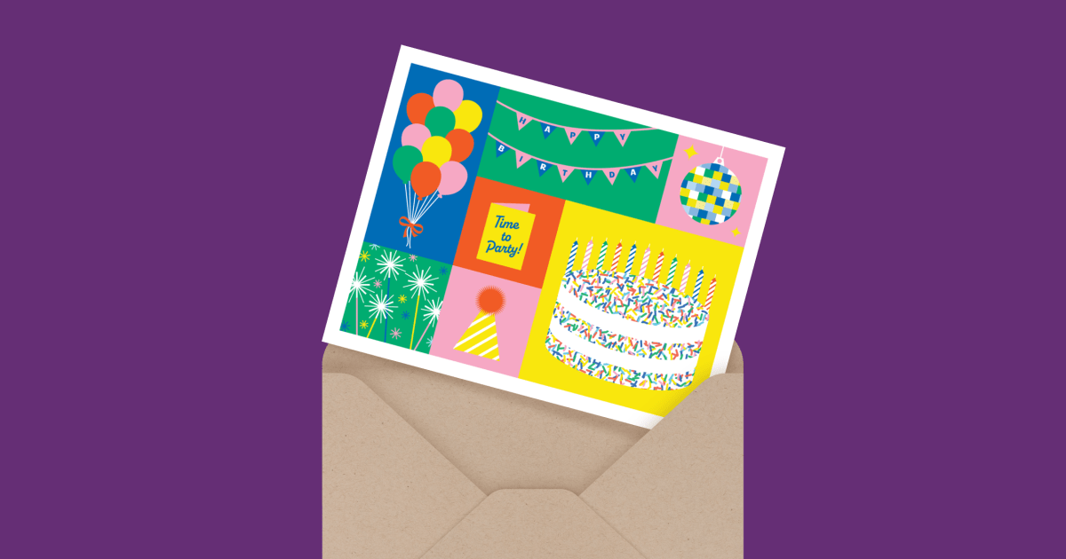Birthday Block by My Darlin' | Postable
