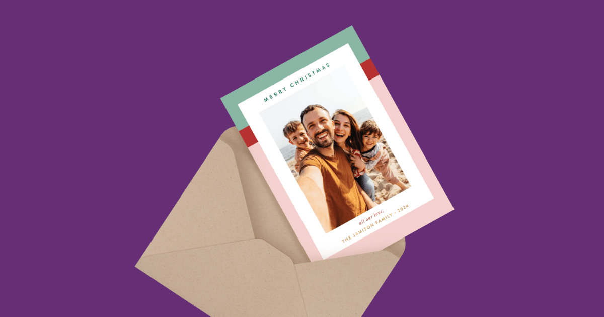 Color Block Christmas by Vine & Thistle | Postable