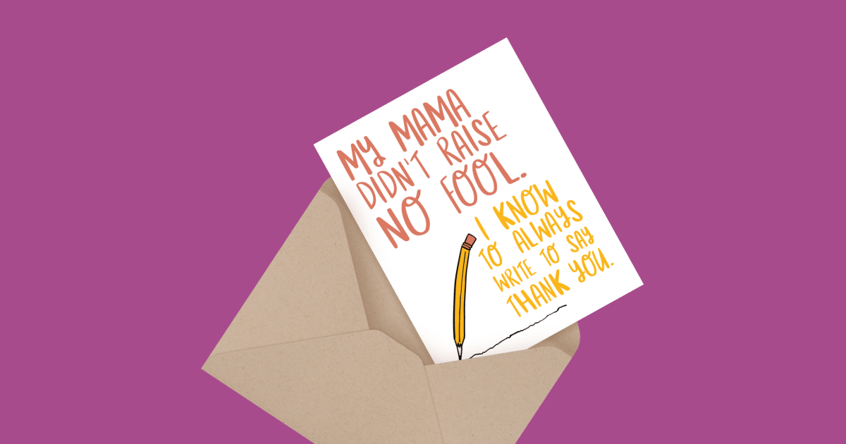 Fool Thanks by Knotty Cards | Postable