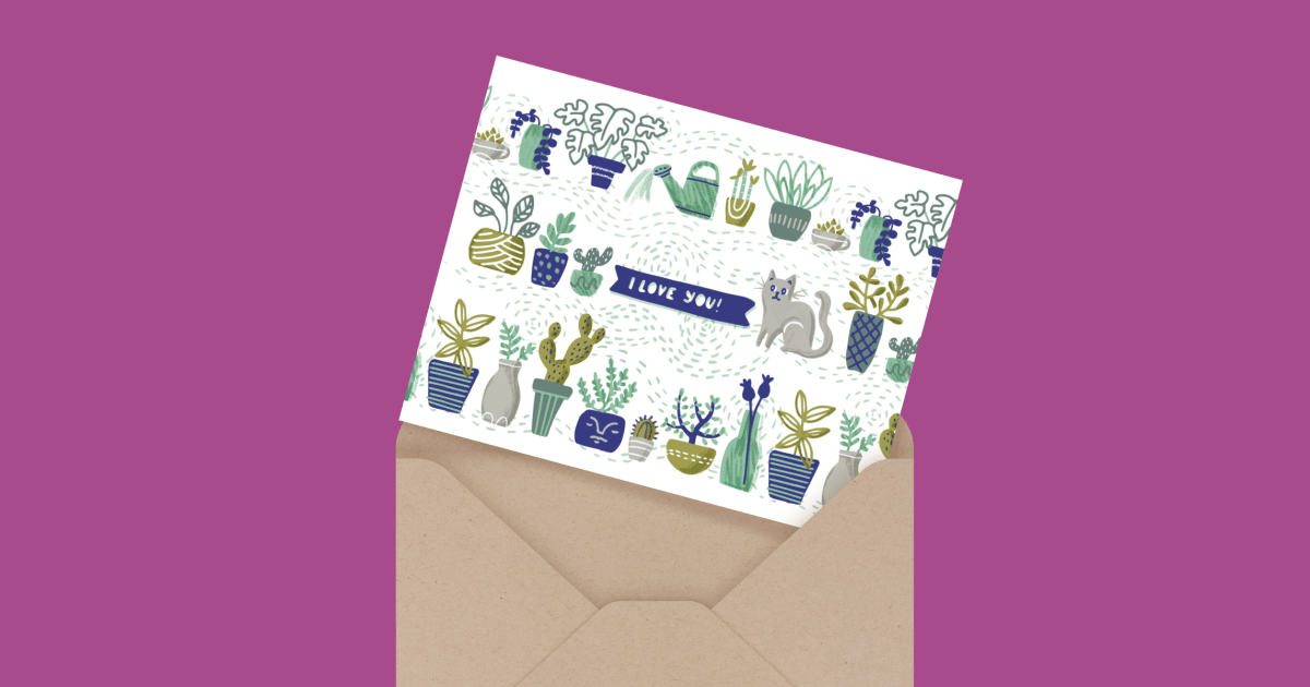 Plant Love by There Will Be Cake | Postable