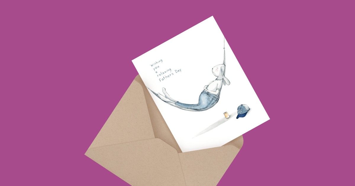 Hammock Dad by E. Frances Paper | Postable