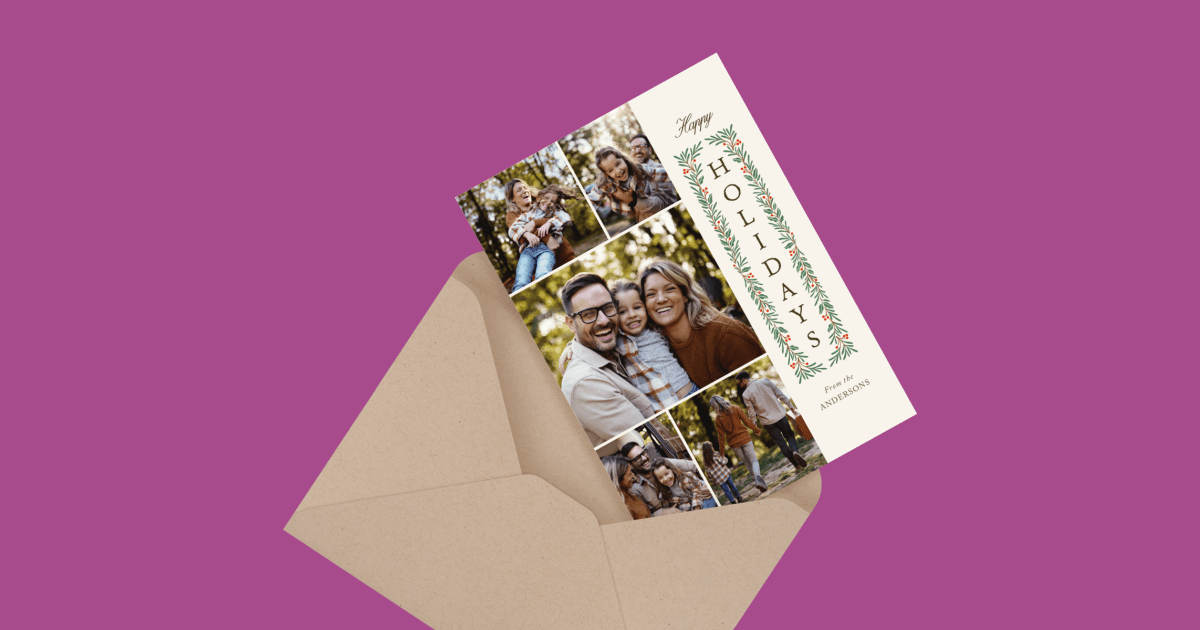 Vertical Holiday Banner by Swell & Grand | Postable