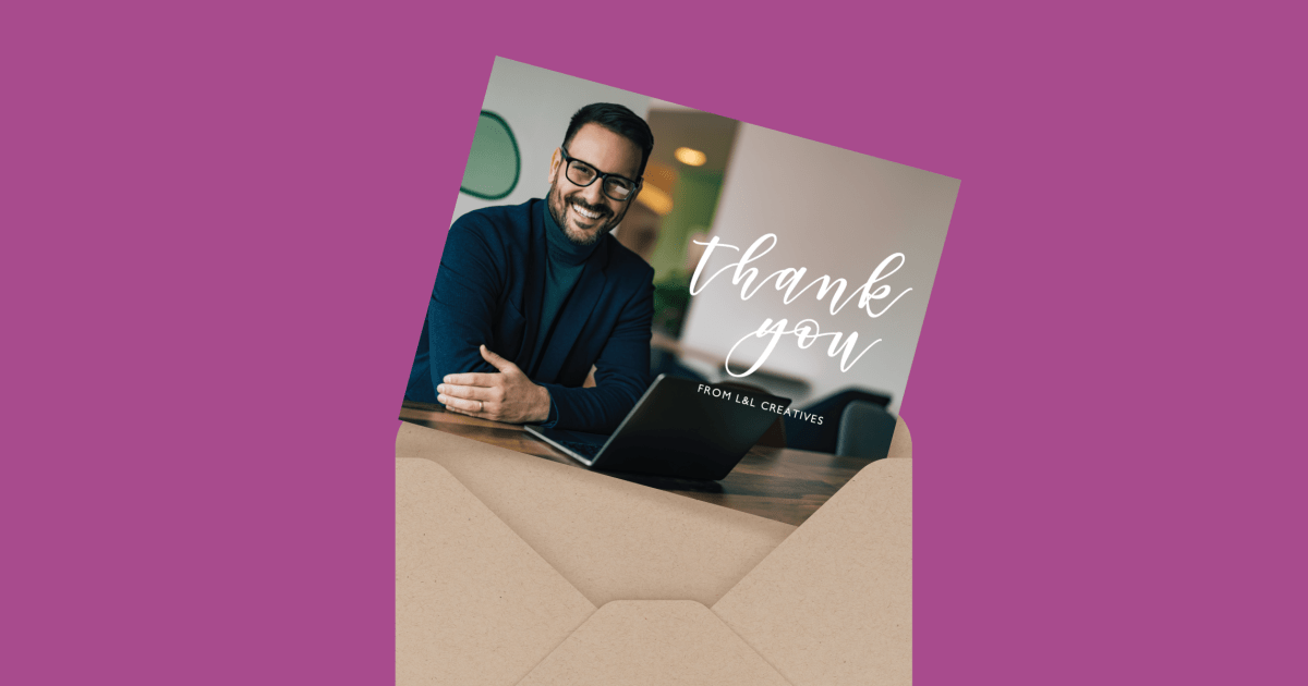 Simple Thank You by Postable | Postable