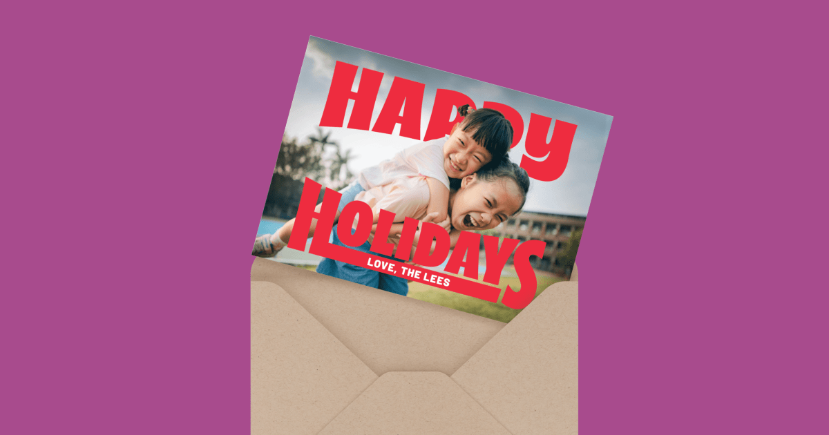 Bold Red Pop Out by Postable | Postable