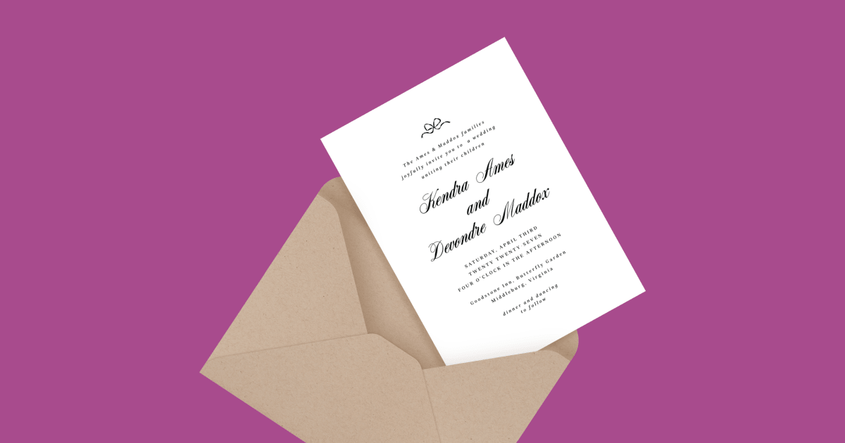 Preppy Bow Black by Owl & Toad | Postable