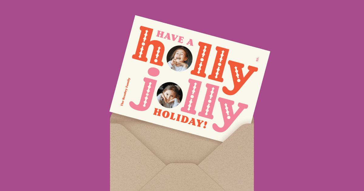 Holly Jolly Holiday by Paper Hi! | Postable