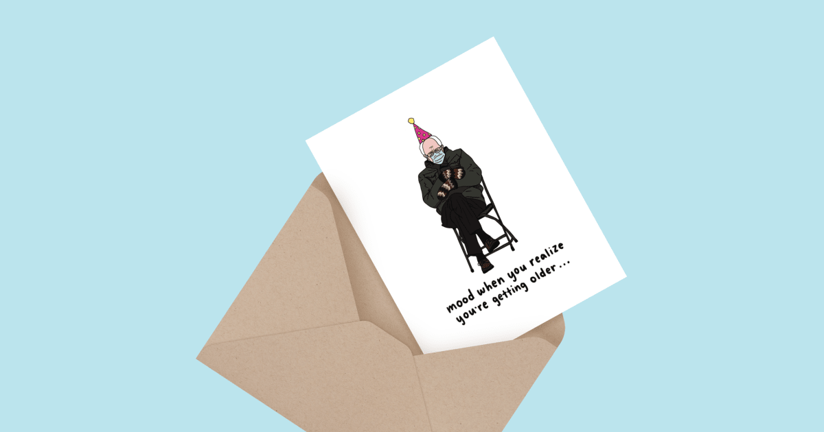 Bernie Birthday by Brittany Paige | Postable