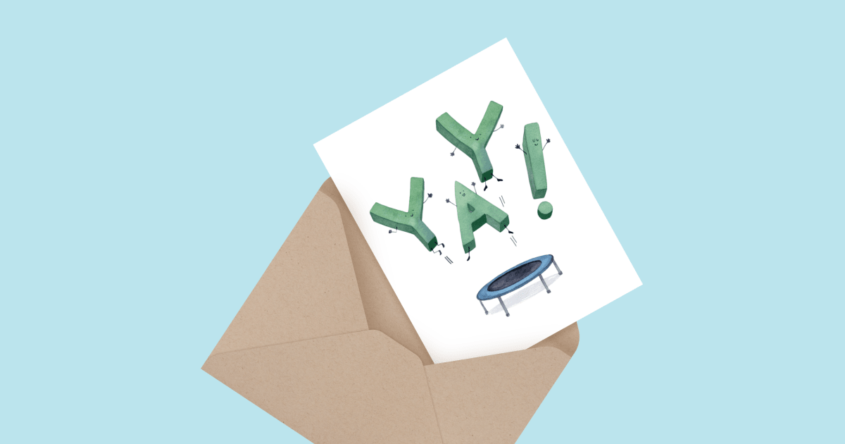 Jumping Yay by E. Frances Paper | Postable