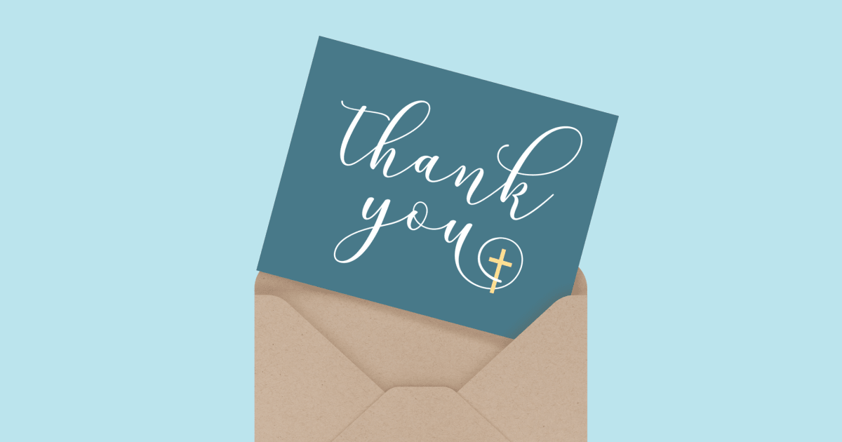 Thank You Cross Script by Postable | Postable