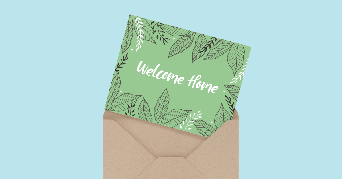 Leafy Welcome Home by Postable | Postable