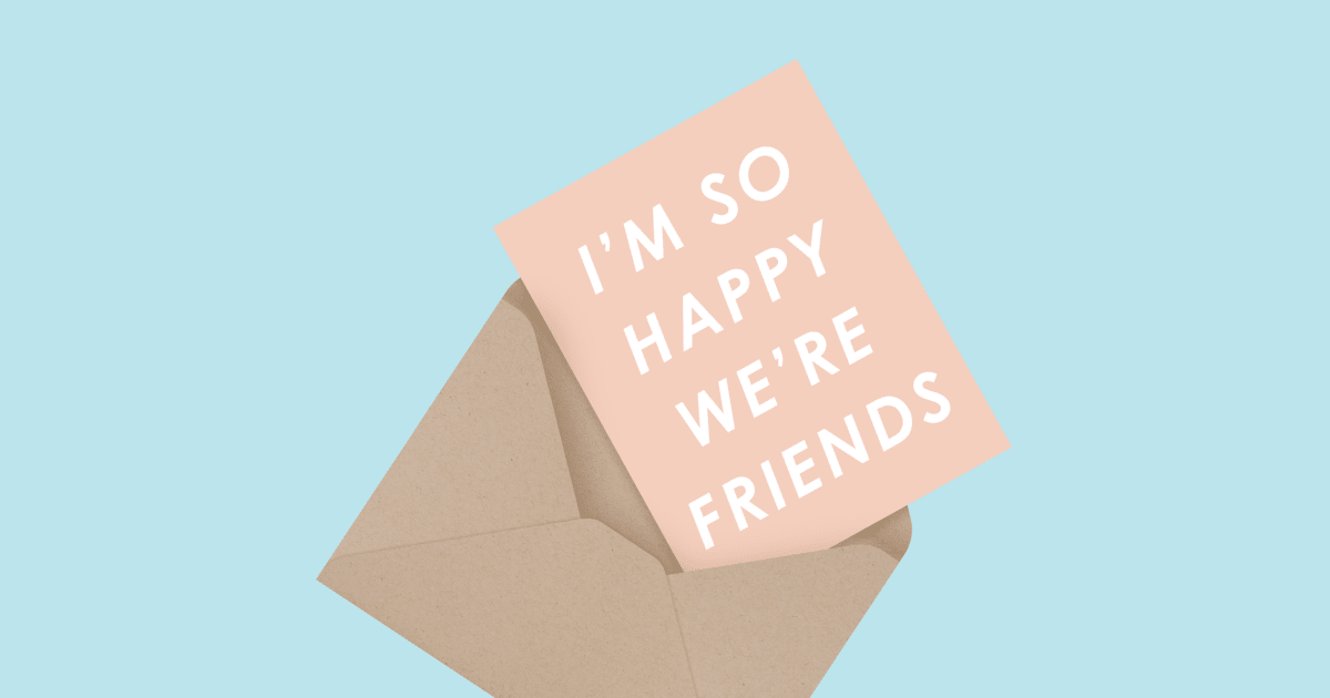 So Happy We're Friends by LIVE LOVE | Postable
