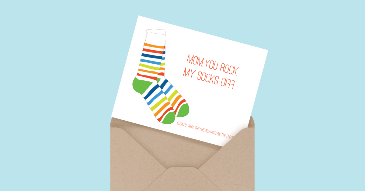 You Rock My Socks Off by April May | Postable