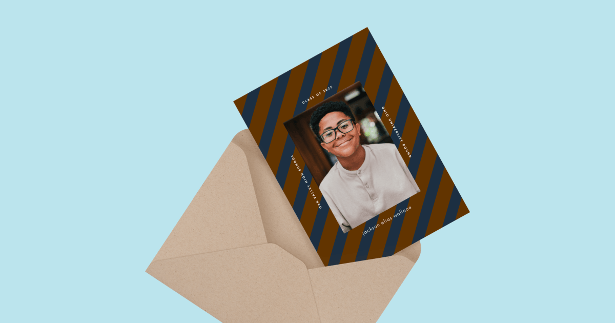 On The Diagonal Navy & Brown by Carrie Moradi | Postable