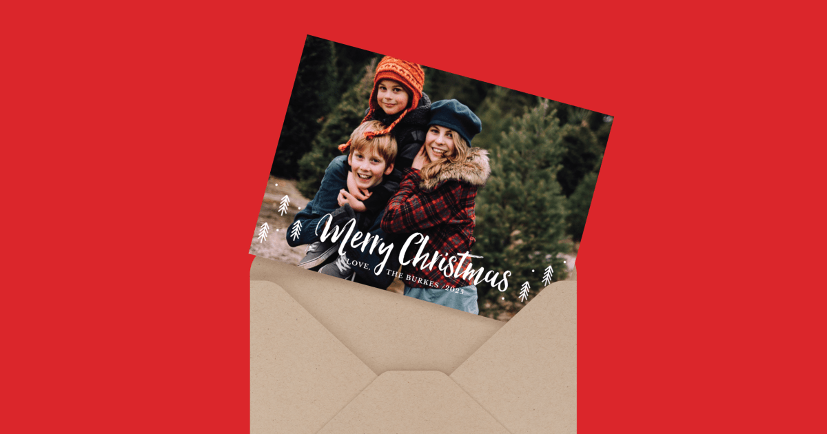 Winter Landscape Christmas Photo Card | Postable | Postable