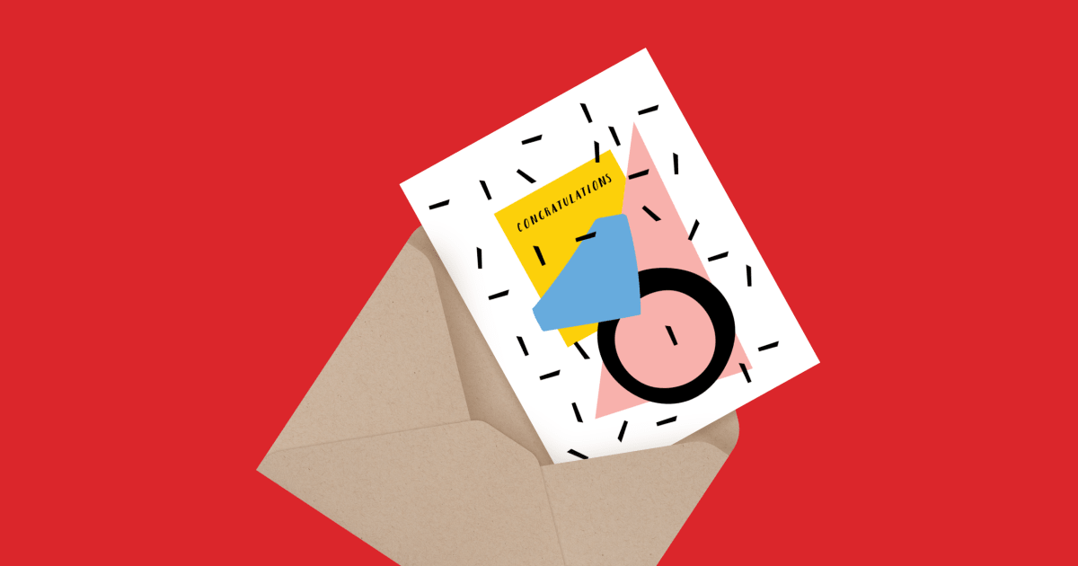 Funky Congrats by Ali Mac | Postable